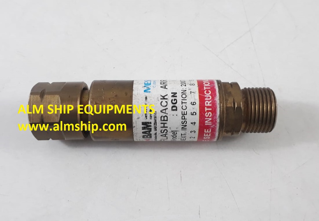 Messer DGN 0.463.385 Flashback Arrestor | ALM SHIP EQUIPMENTS